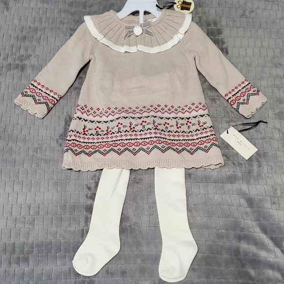 Max Studio | Dresses | Nwt Max Studio Baby Girl Sweater Dress With ...